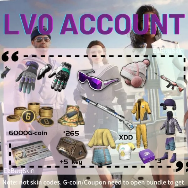 PUBG Account LV0 With Skins 3» Steam Account